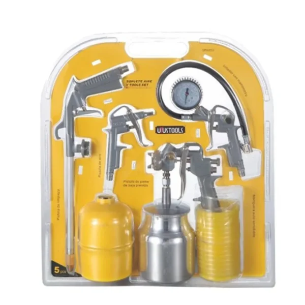 UYUS SPRAY GUN KIT 5PC SET In Kenya Prices- Oasis Premium Tools